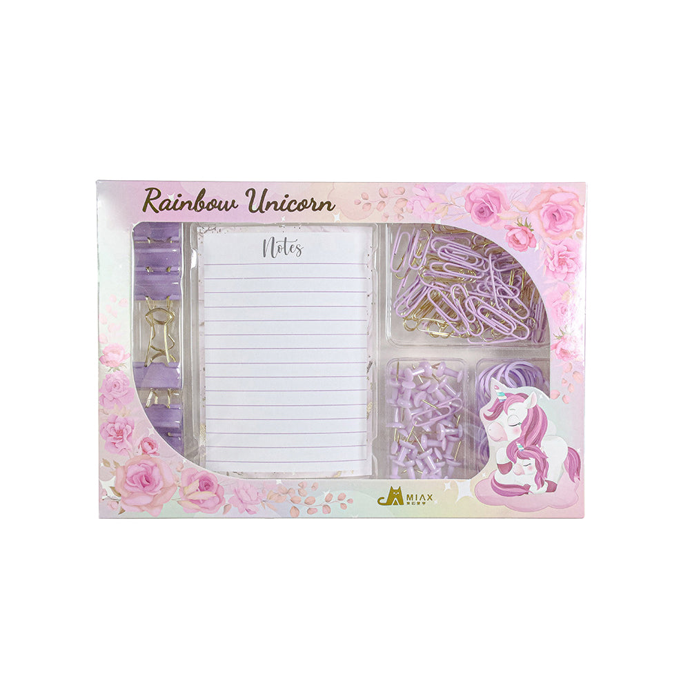 Bright Color Stationery Set with Rubber Band – Paper Lion